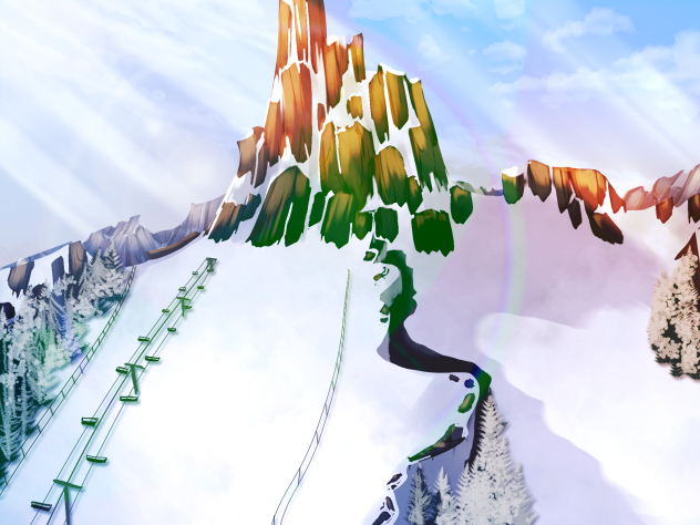 IBM1910 ski slope b - ibisPaint