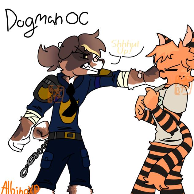 Lazy drawing of my new dogman oc - ibisPaint