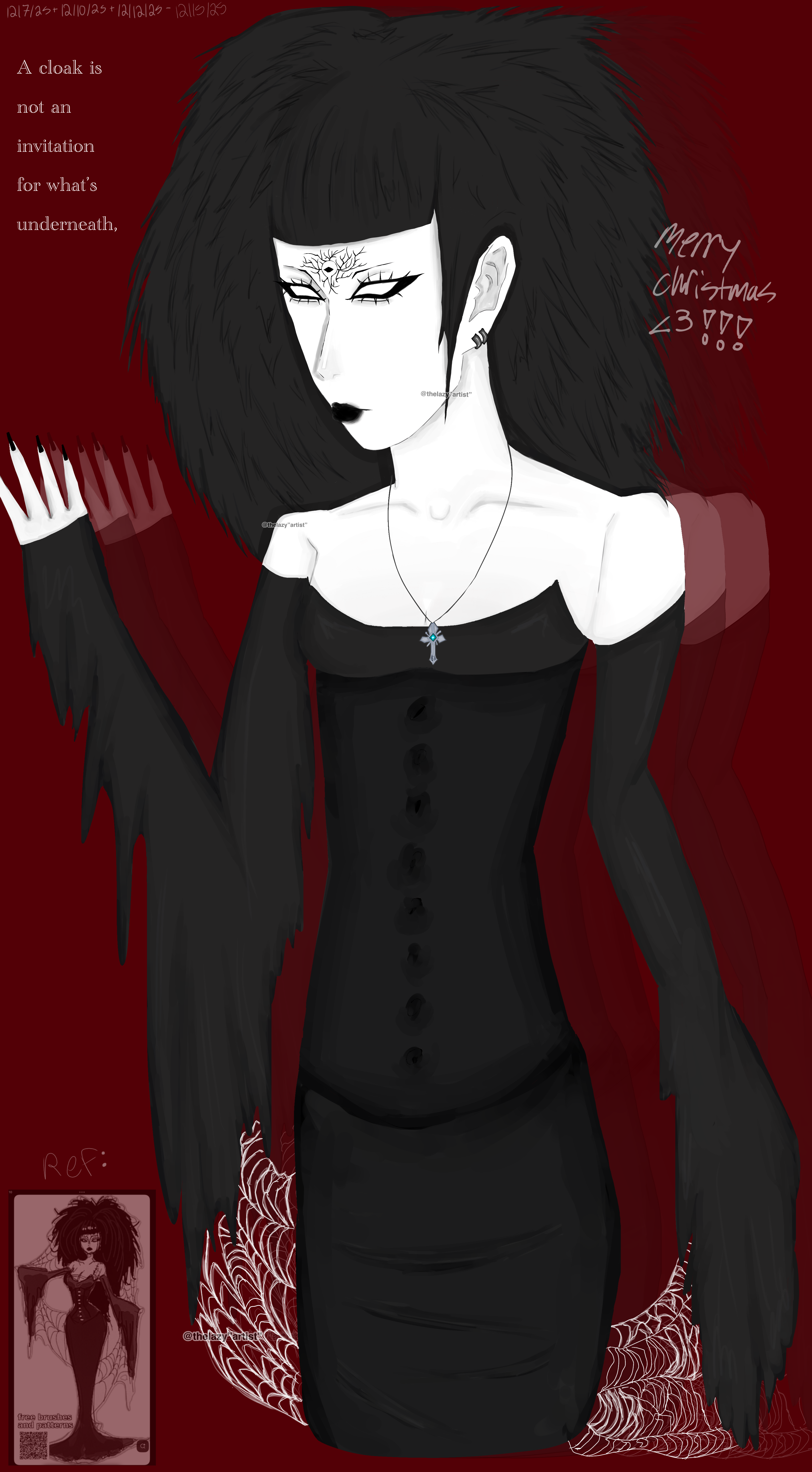 goth + merry Christmas ️😼 - ibisPaint