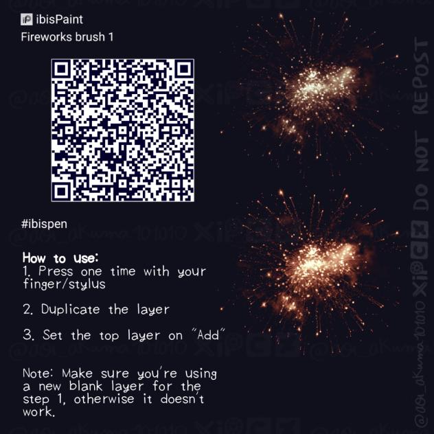 Fireworks Brush n°1 - ibisPaint