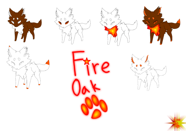 -New- Fire Oak Template - ibisPaint