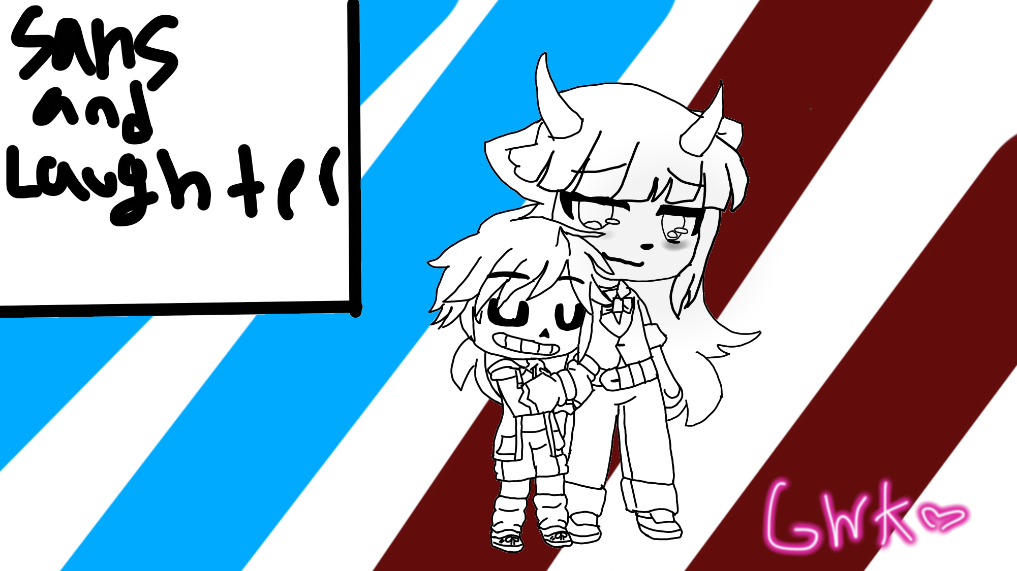 Sans and Laughter - ibisPaint