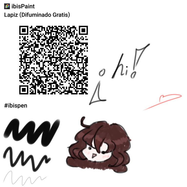 New QR Code Lápiz (Difuminado Gratis) - ibisPaint