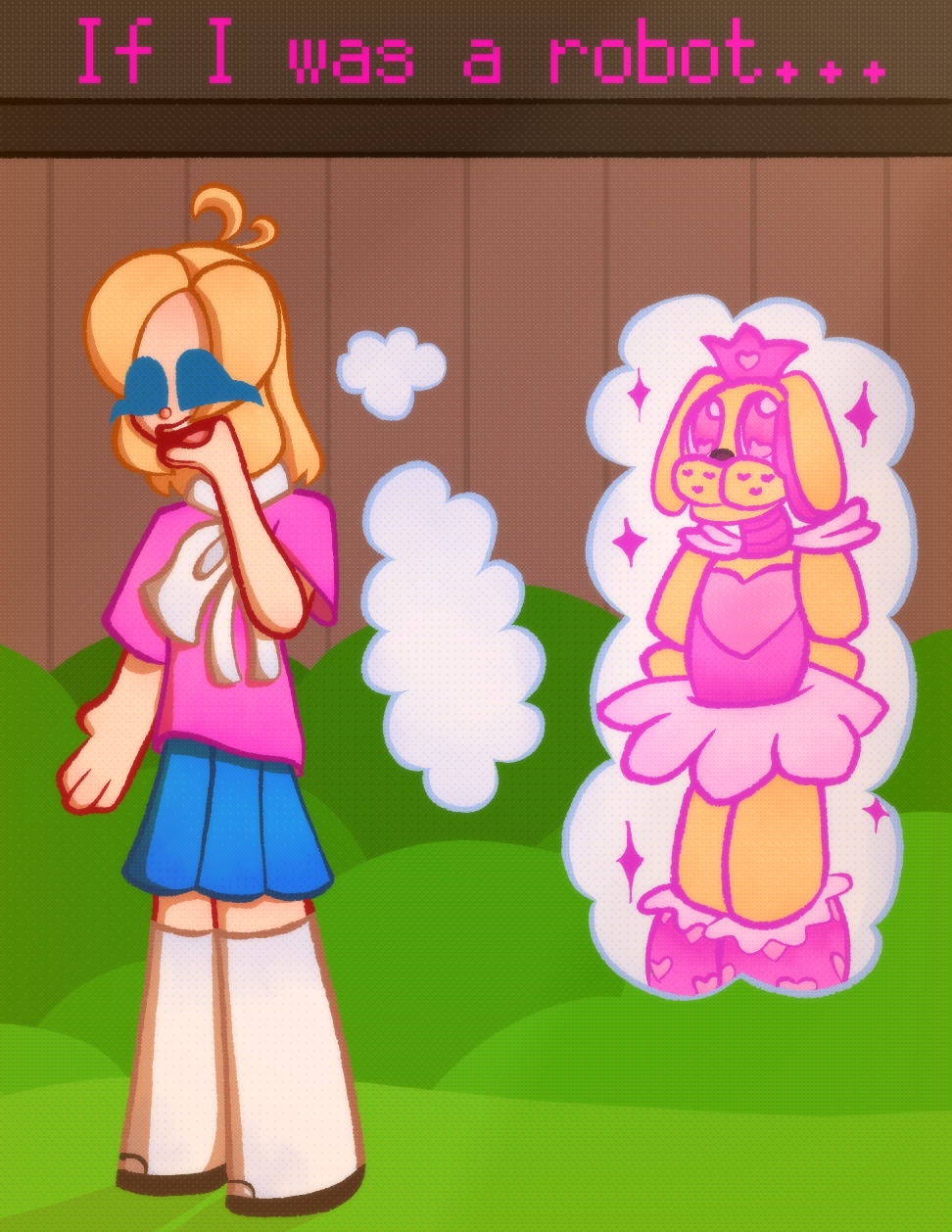 Susie Imaging Herself as an Animatronic - ibisPaint