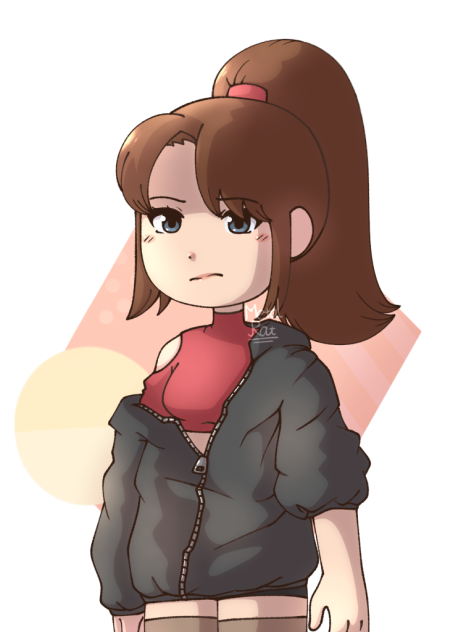 Redrawing another one of my OCs Julia - ibisPaint