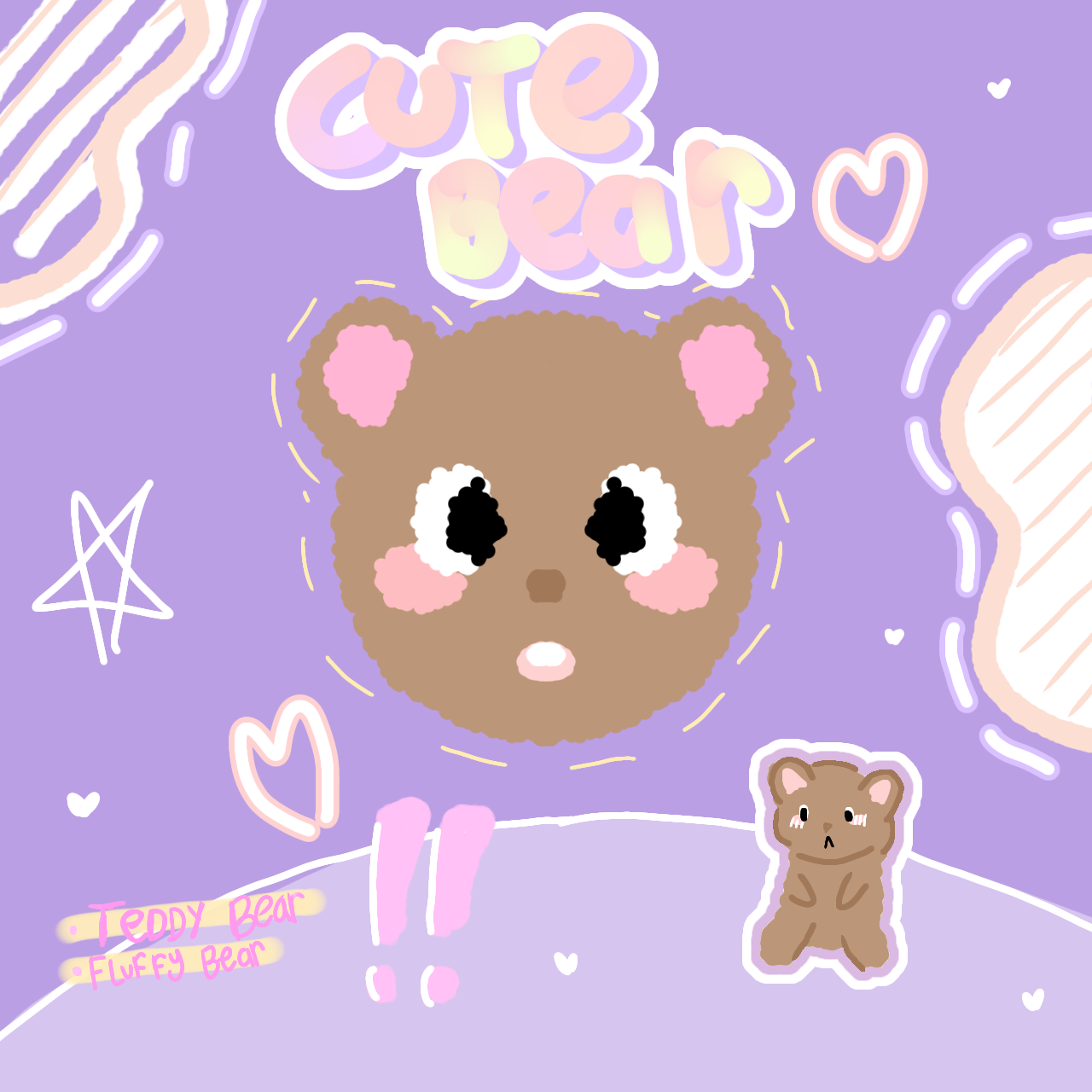 cute bear!! - ibisPaint