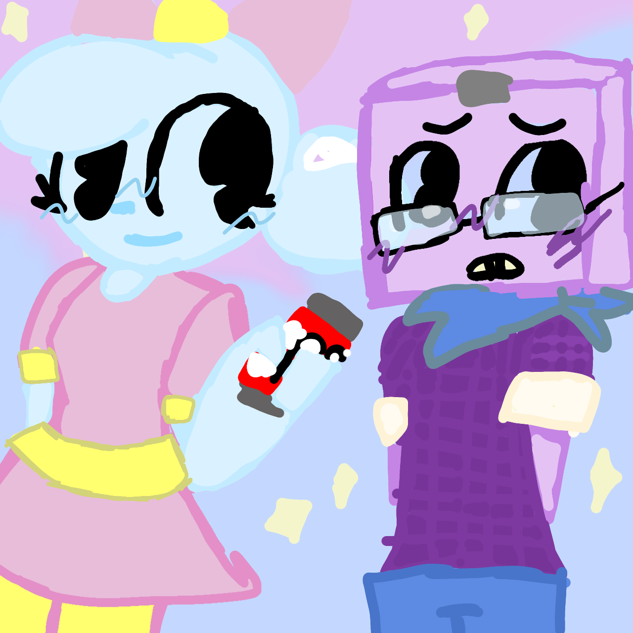 poppy and boxten!! - ibisPaint