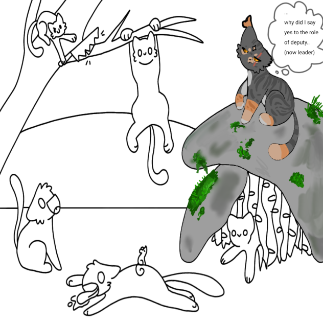 goofy cat collab - ibisPaint