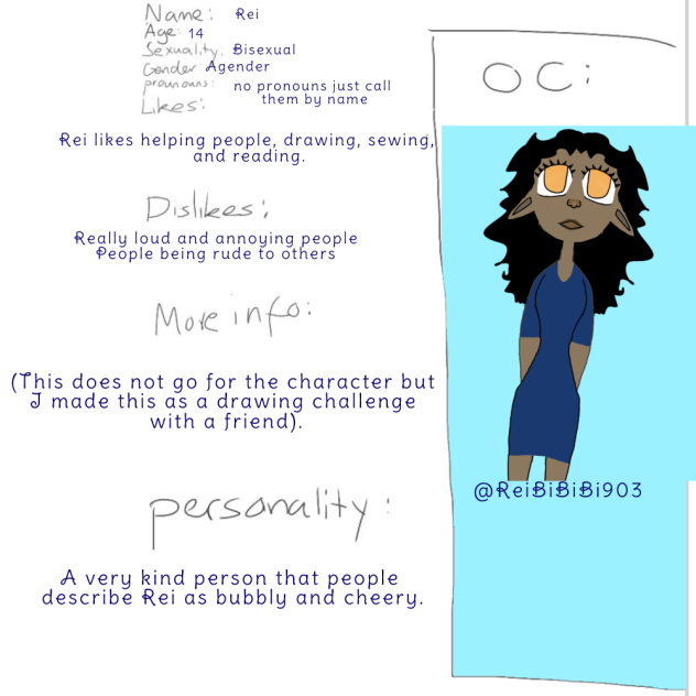 Rei Oc for when comics need characters - ibisPaint