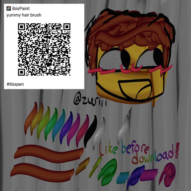 hair brushhhhh xd - ibisPaint