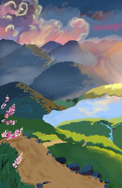 Over the horizon - ibisPaint