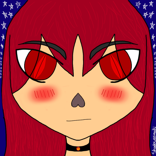 demon blushing - ibisPaint