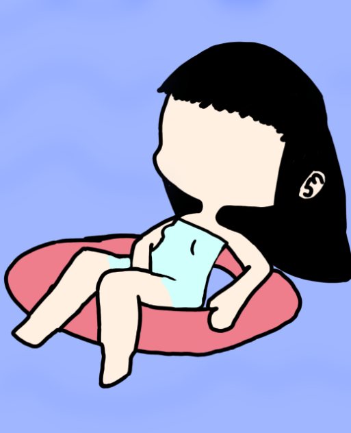 Girl Chilling [ibisPaint Creations] - ibisPaint