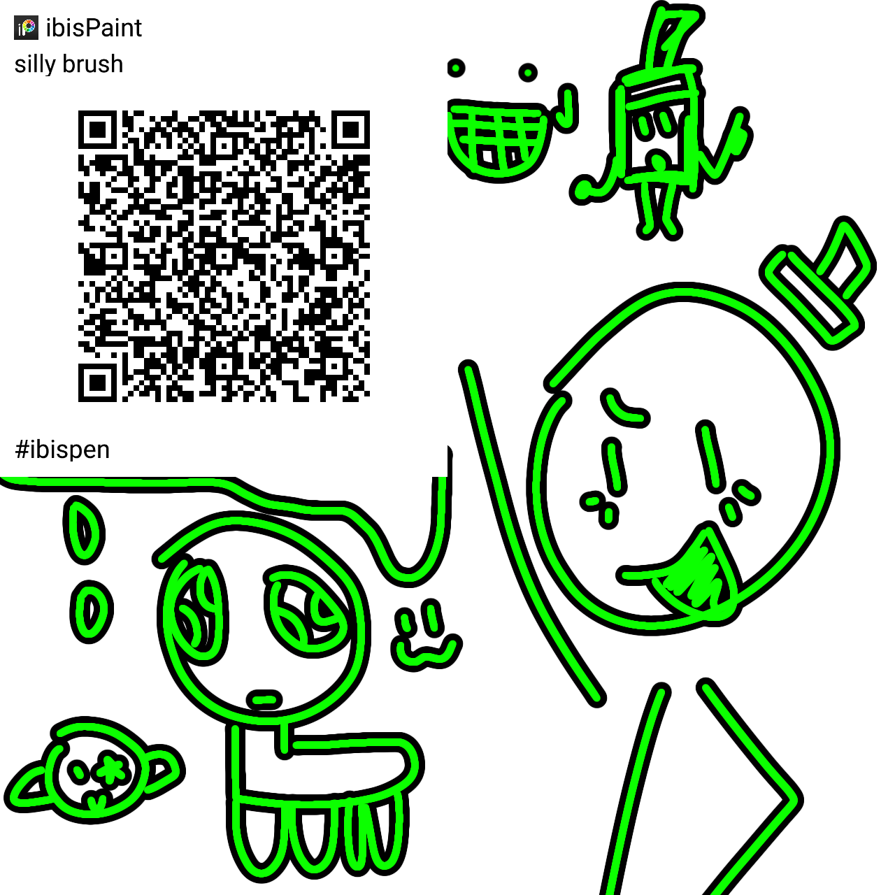 silly brush - ibisPaint