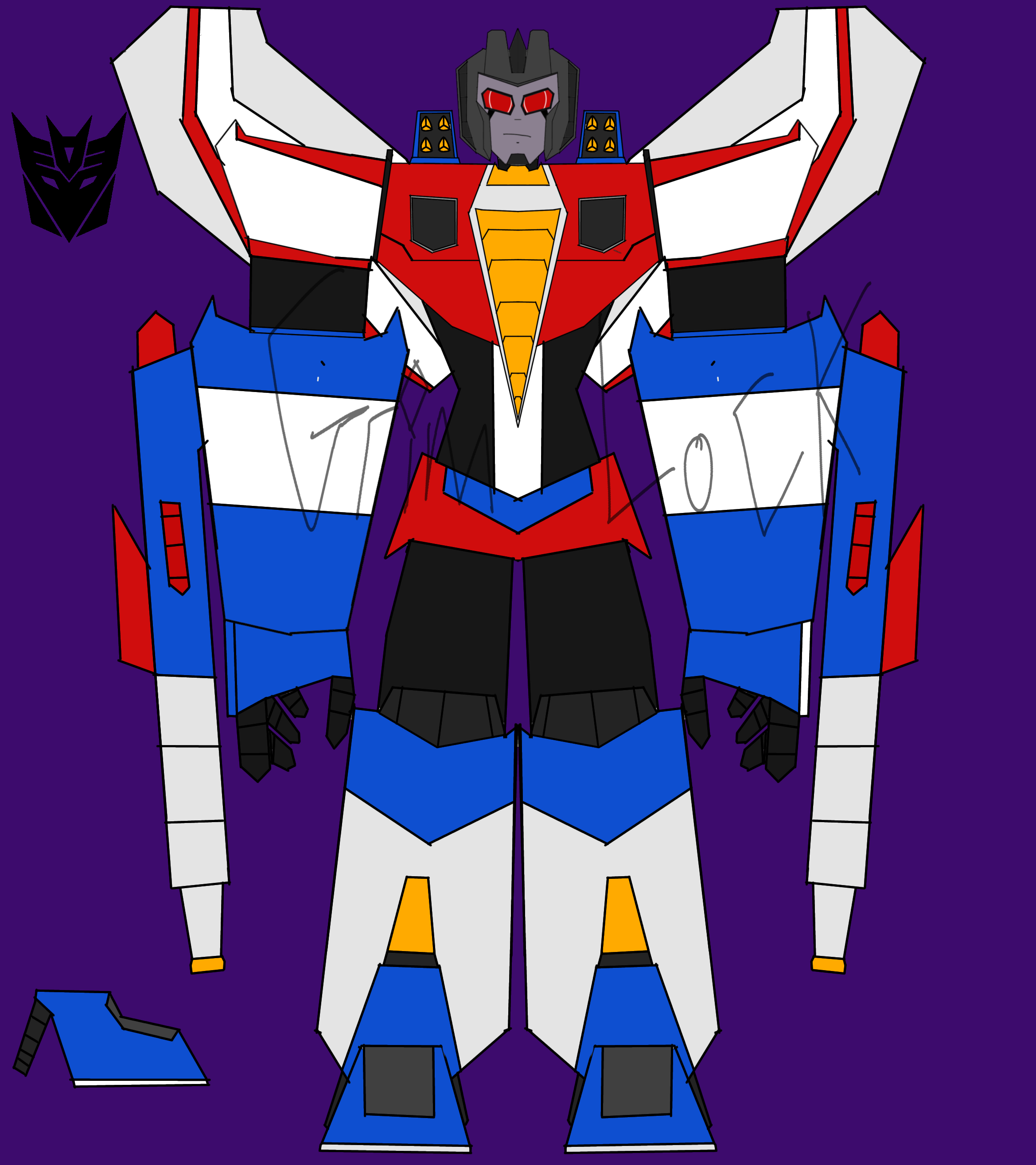 Starscream Redesign - ibisPaint