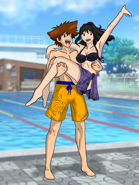 The pool - ibisPaint