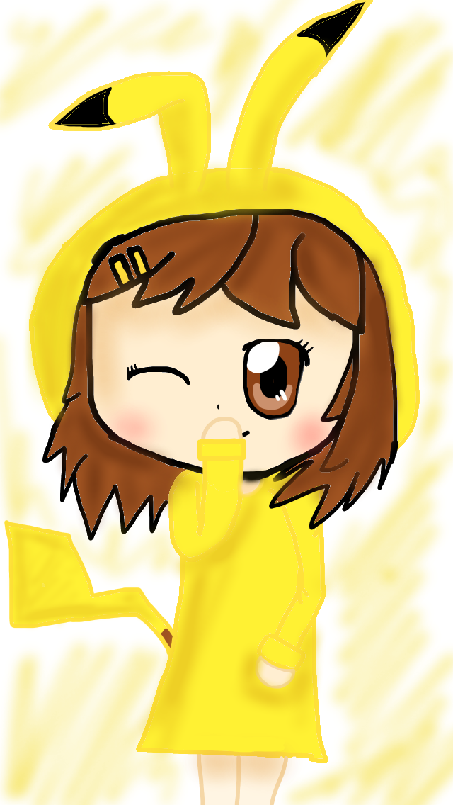 pickachu girl - ibisPaint