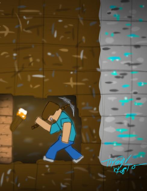 Always Minecraft - ibisPaint