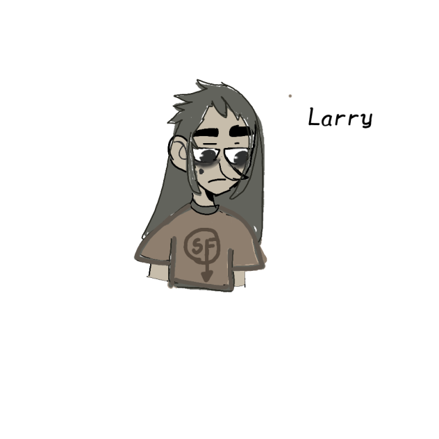 Uma tentativa de fazer o Larry - ibisPaint