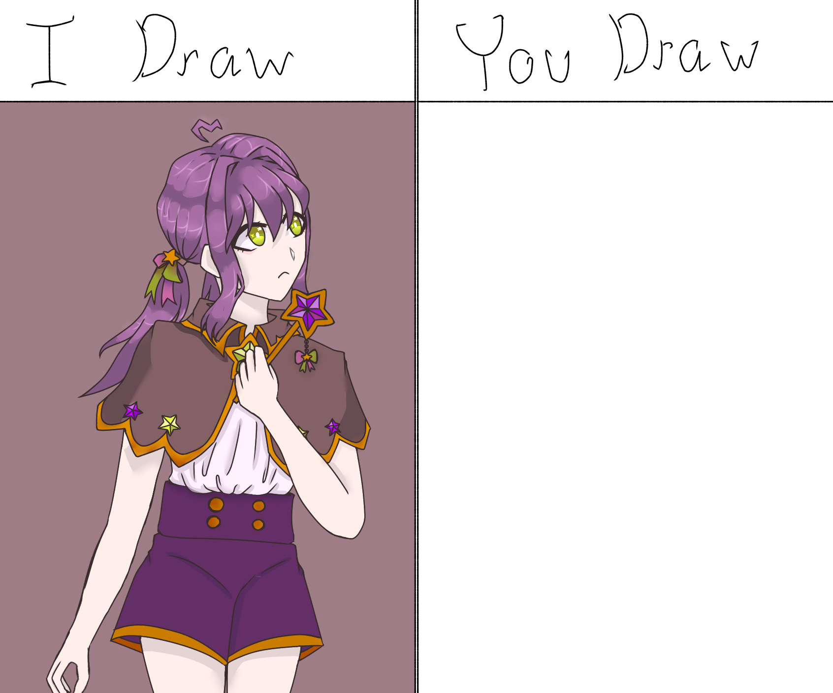 I draw you draw #1 - ibisPaint