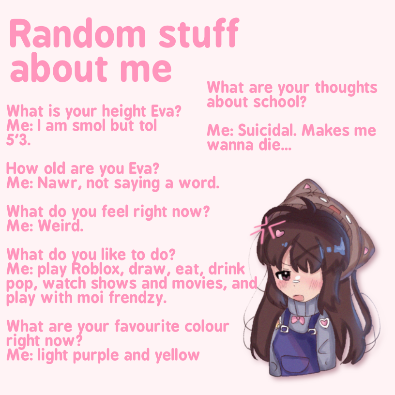 Learn strange facts about me… - ibisPaint