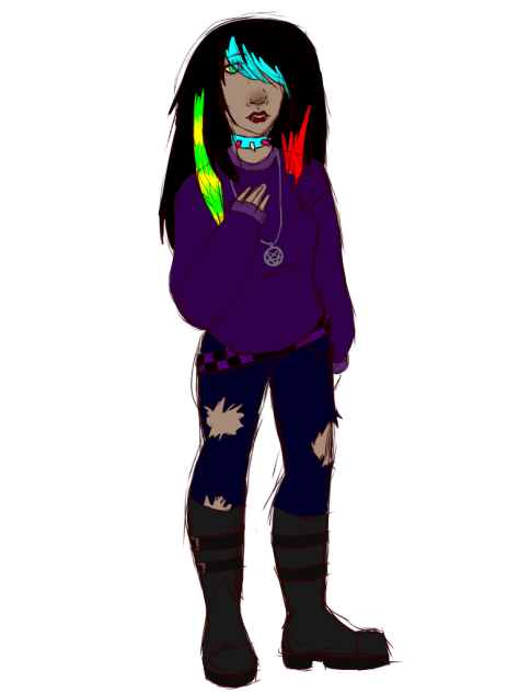 Emo gurl XD - ibisPaint