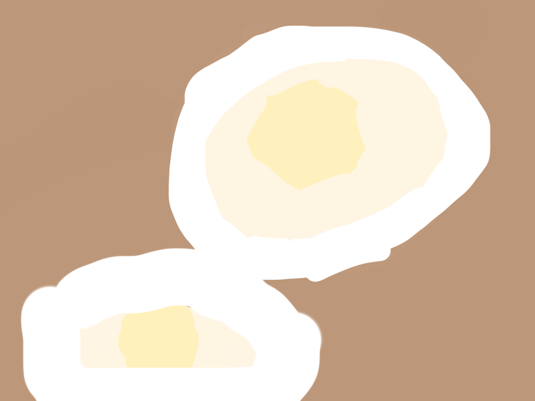 Eggs on plate - ibisPaint