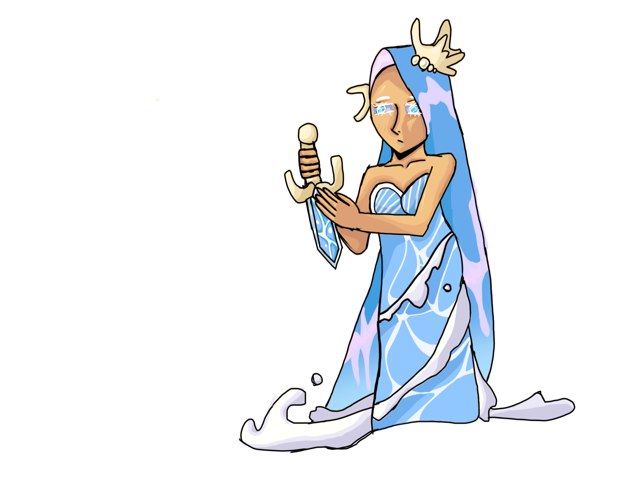 Sea fairy cookie run kingdom - ibisPaint