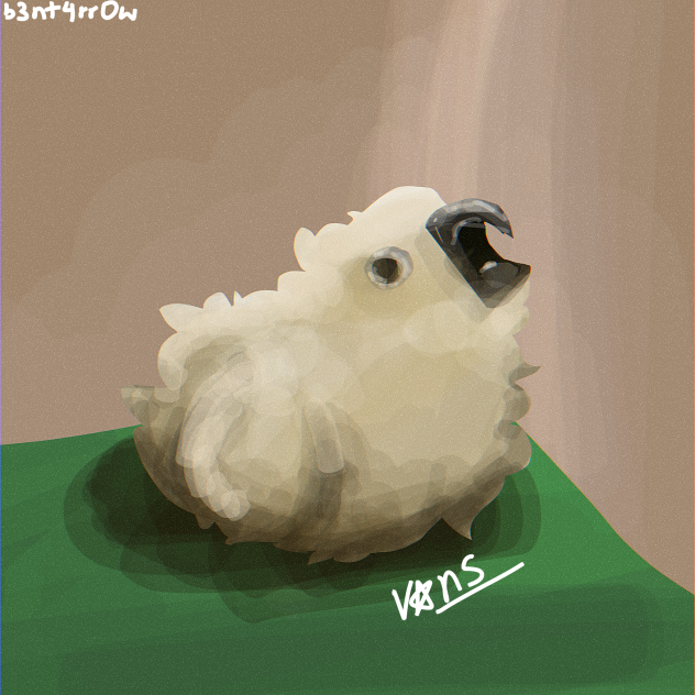 screaming ball of feathers - ibisPaint