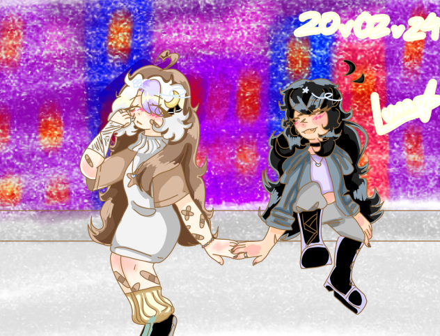 Teen Lulu n Teen Sayuri! - ibisPaint