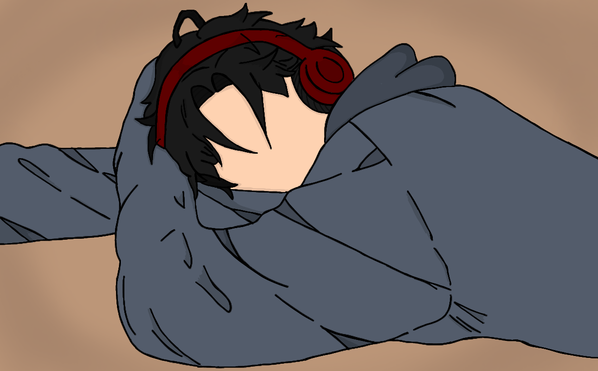 gut sleeping - ibisPaint