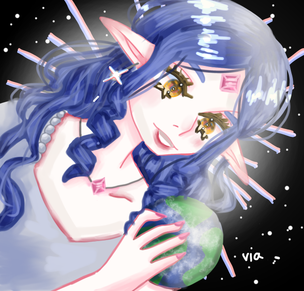 Space girl 🌍 - ibisPaint