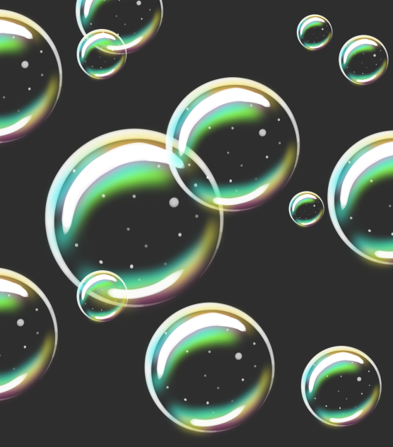 Bubble background - ibisPaint