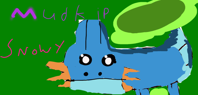 let's draw Pokemon mudkip - ibisPaint