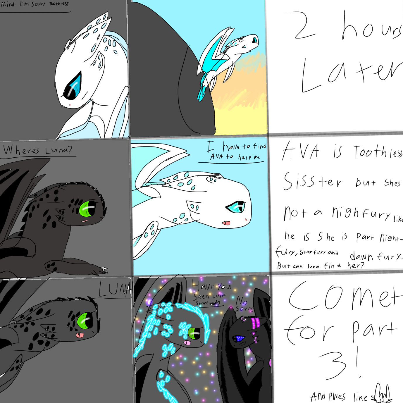 Toothless x Luna part 2 - ibisPaint