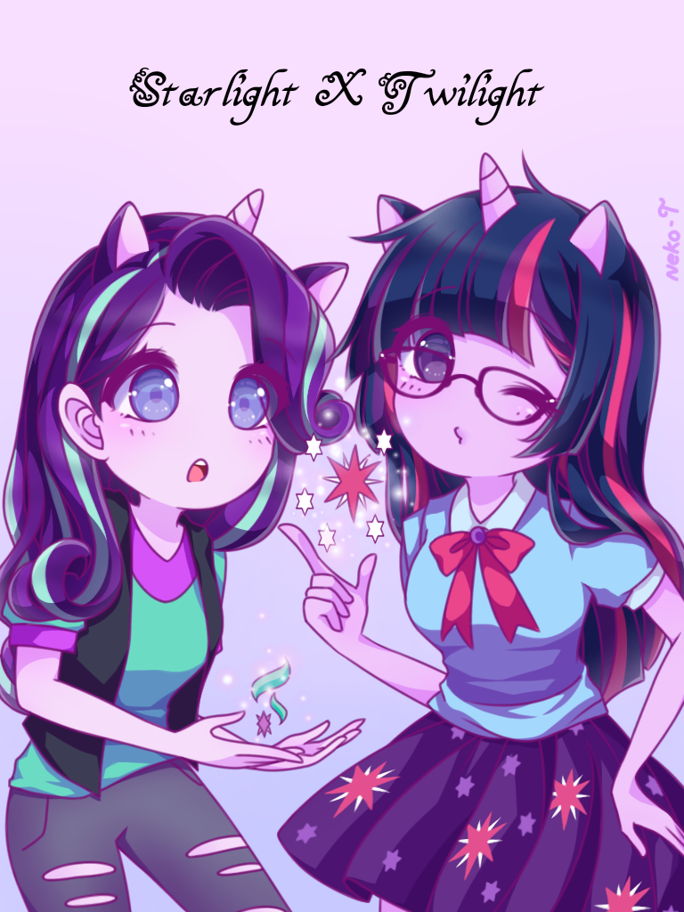 Starlight Glimmer x Twilight Sparkle - ibisPaint
