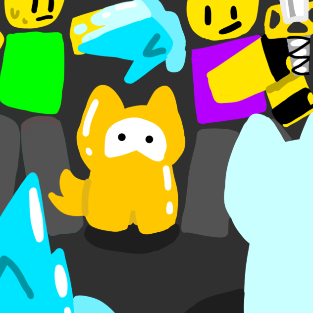 some kaiju paradise thing i made - ibisPaint