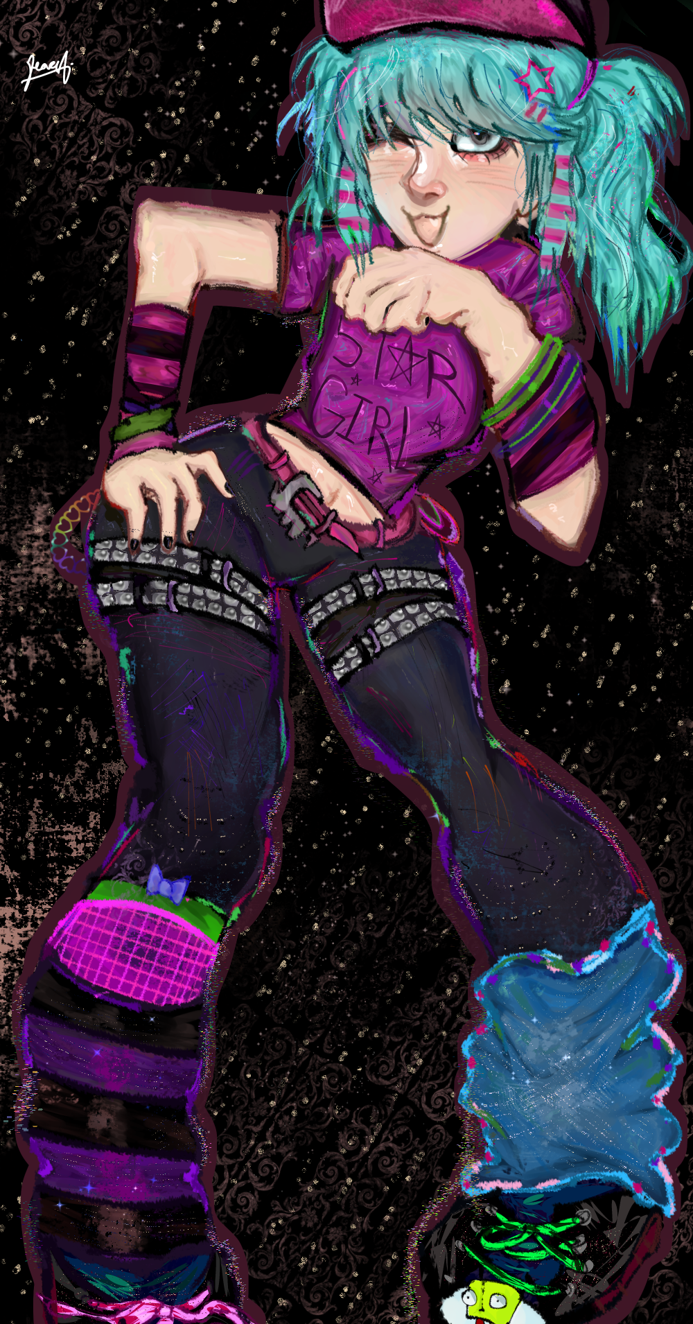 bleh😝 this drawing lowkey ass what - ibisPaint