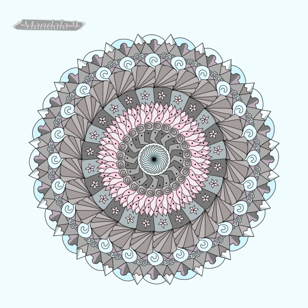 Mandala 9 - ibisPaint