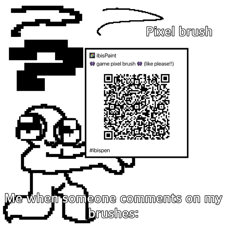 👾 Game pixel brush 👾 (like please!!!) - ibisPaint