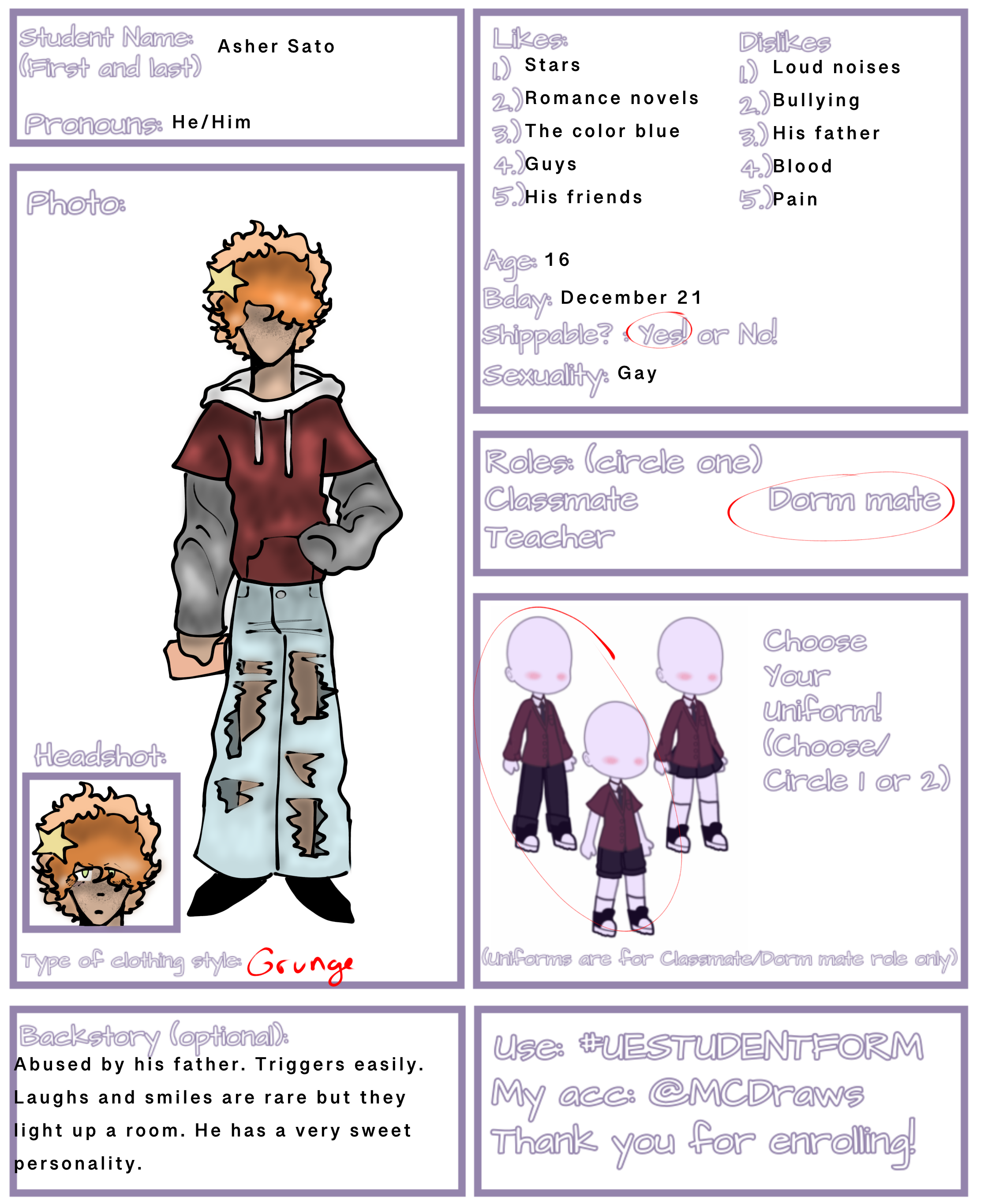 Yet another character sheet - ibisPaint