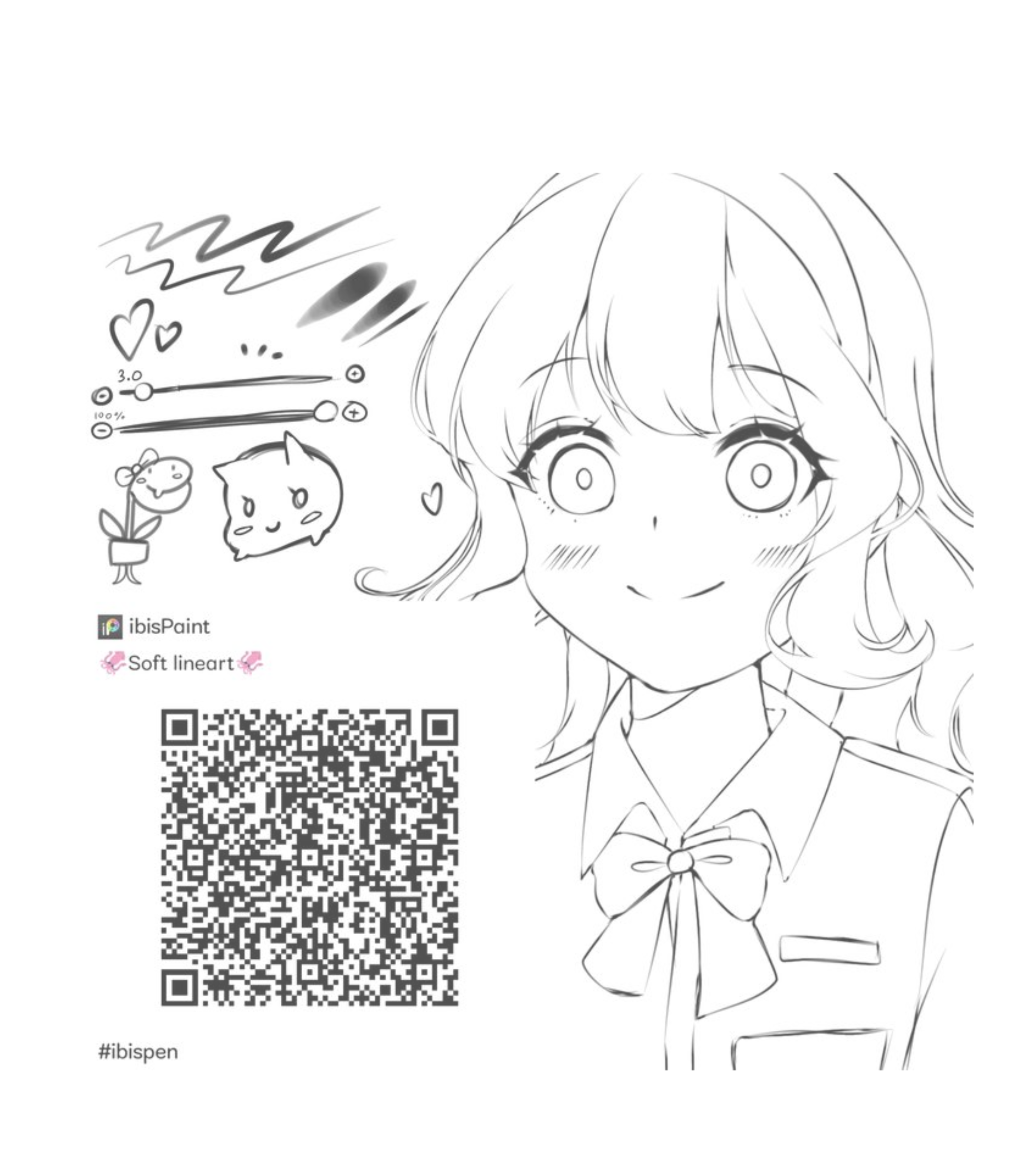 soft lineart - ibisPaint