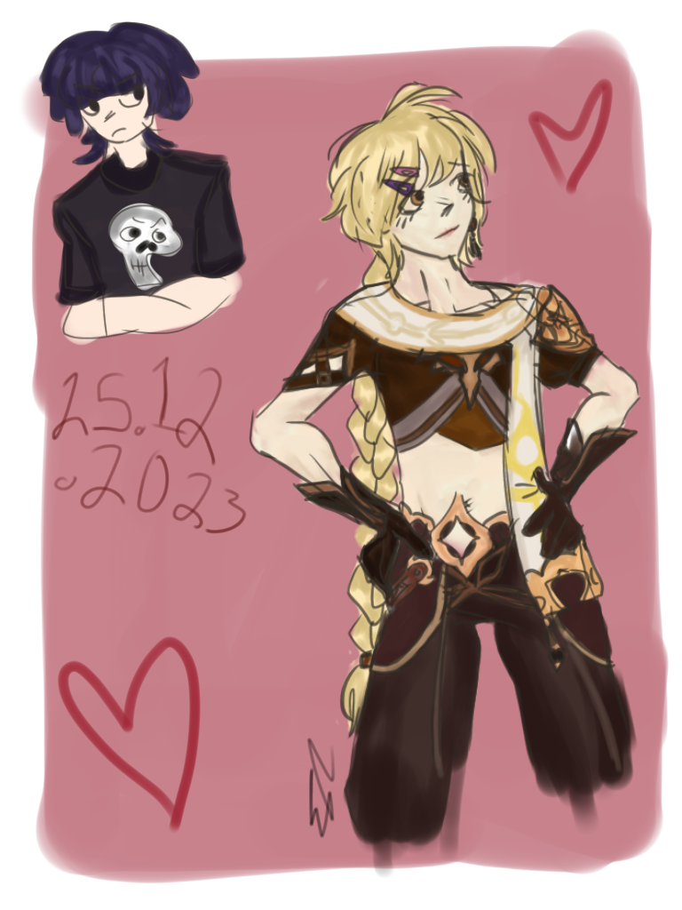 Aetherrr…and Scara - ibisPaint