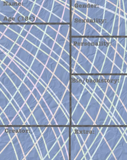 T.O.O.S object show character sheet!! - ibisPaint