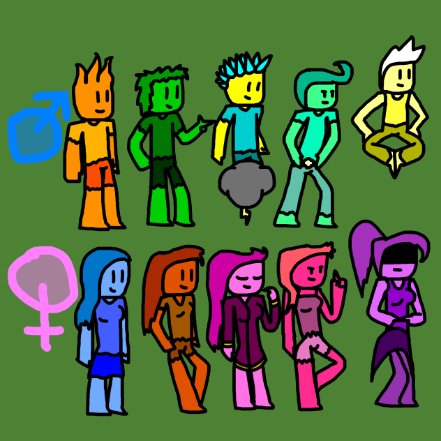 The Elementals - ibisPaint