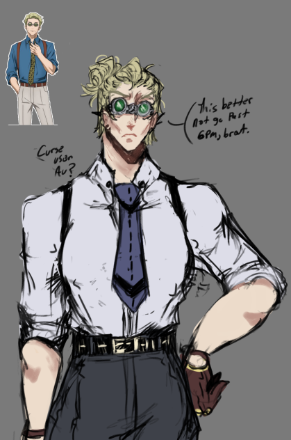 kento nanami as a curse user.. - ibisPaint