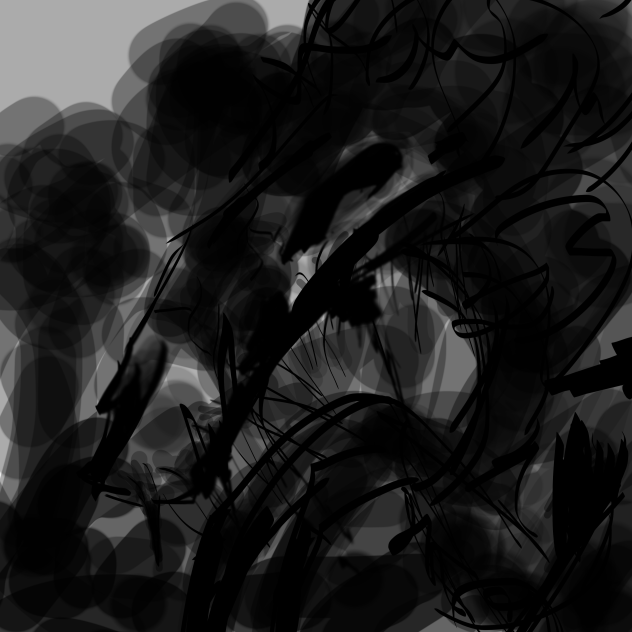 “Mom, the yard. He’s back.” - ibisPaint