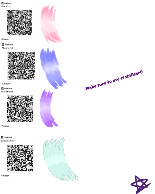 Some hair brushes! - ibisPaint