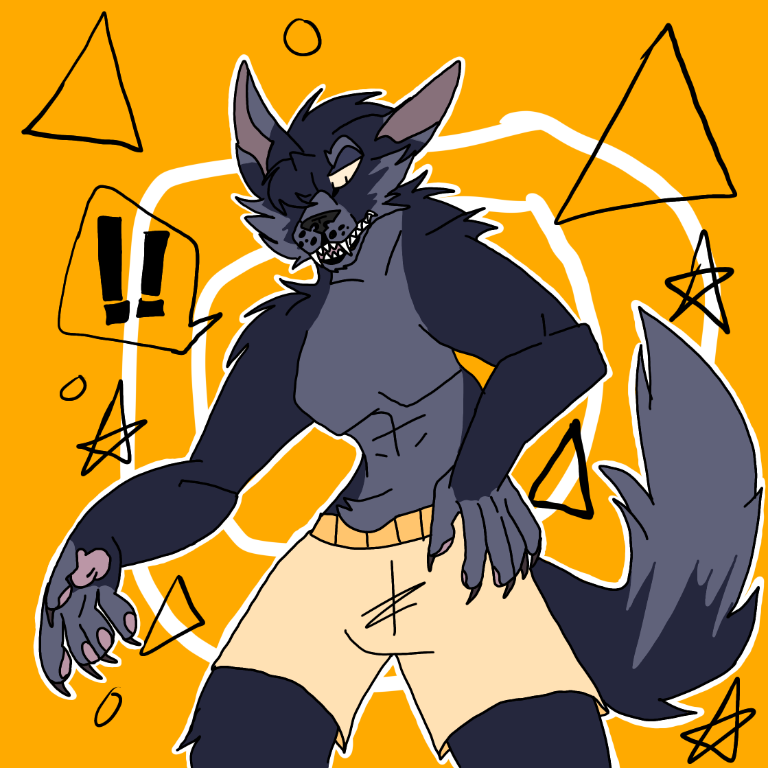 Boris’ werewolf form - ibisPaint