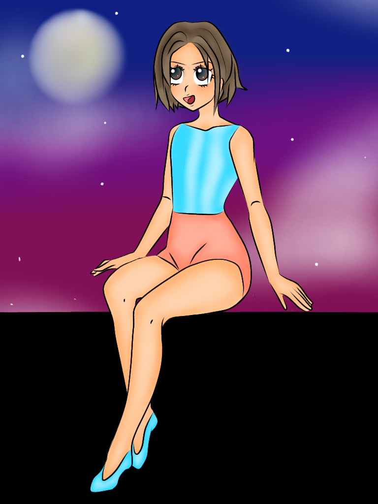 moonlight night - ibisPaint